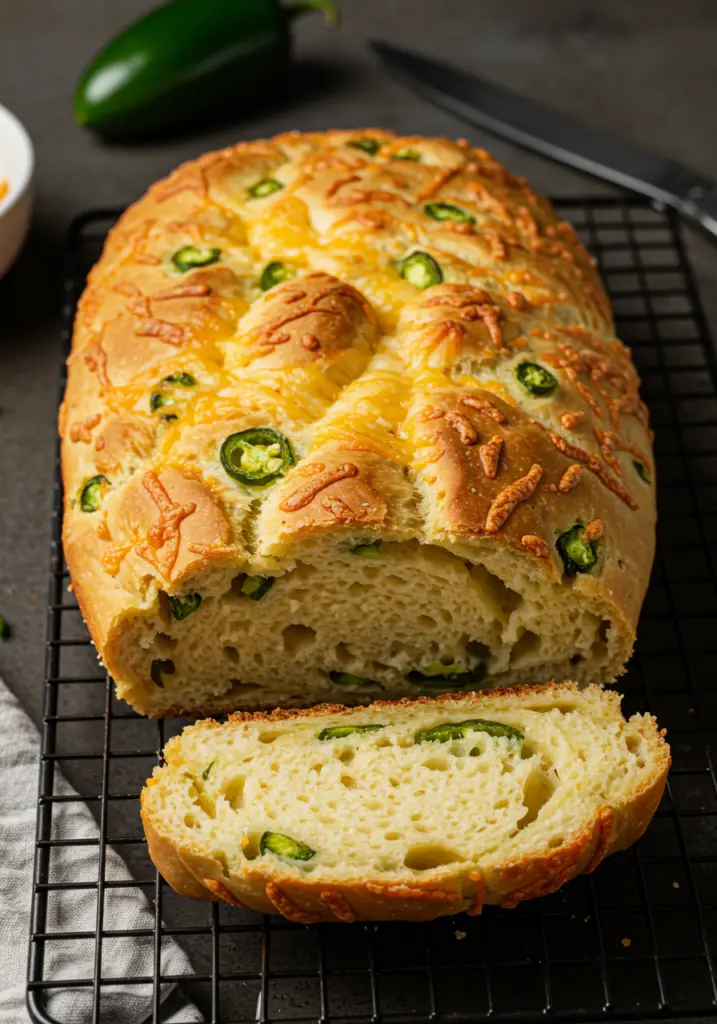 Homemade Jalapeño Cheddar Dutch Oven Bread - Paulacooks