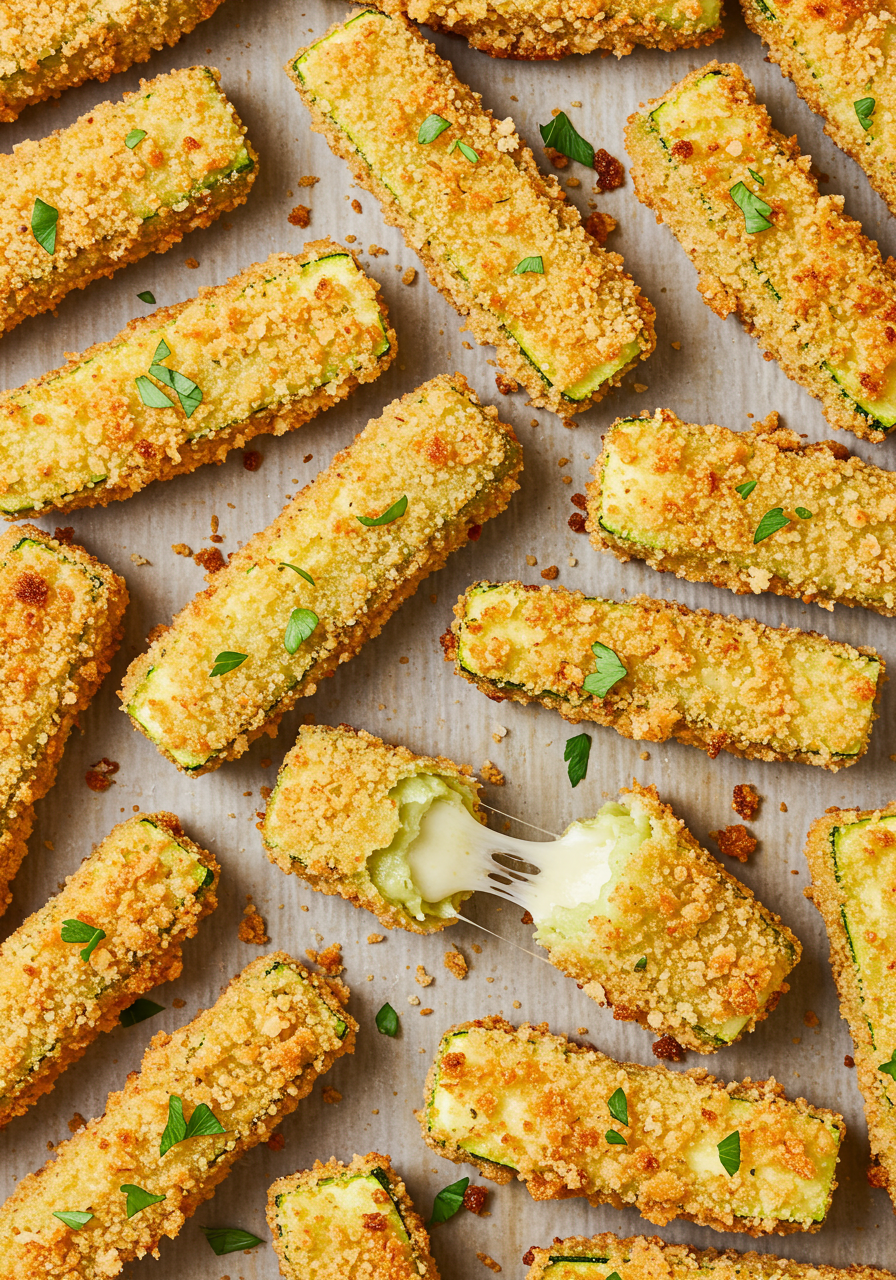 Baked Parmesan Zucchini - Paulacooks