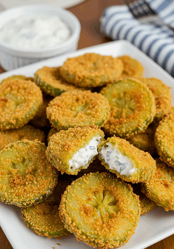 Crispy Fried Pickles - Paulacooks