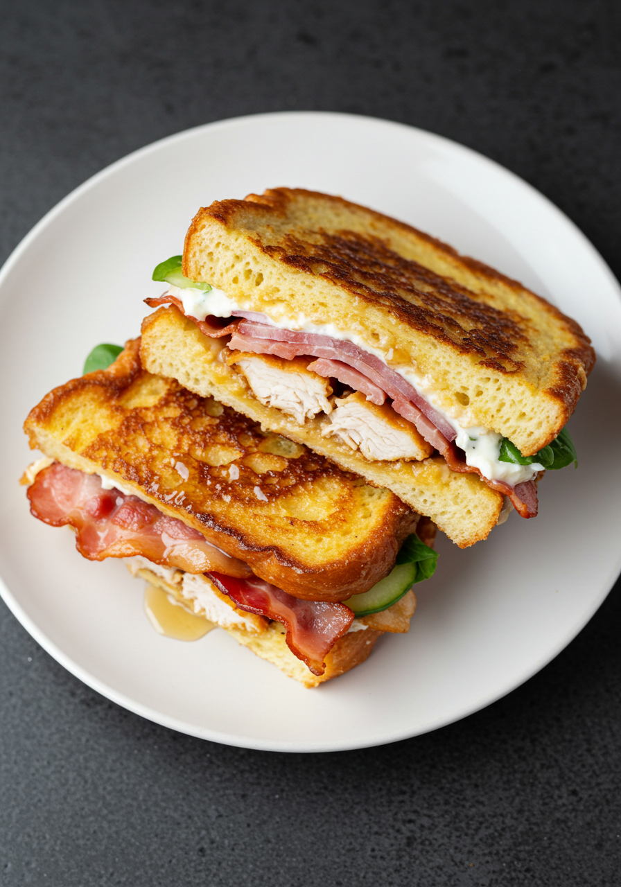 French Toast Chicken Sandwich - Paulacooks