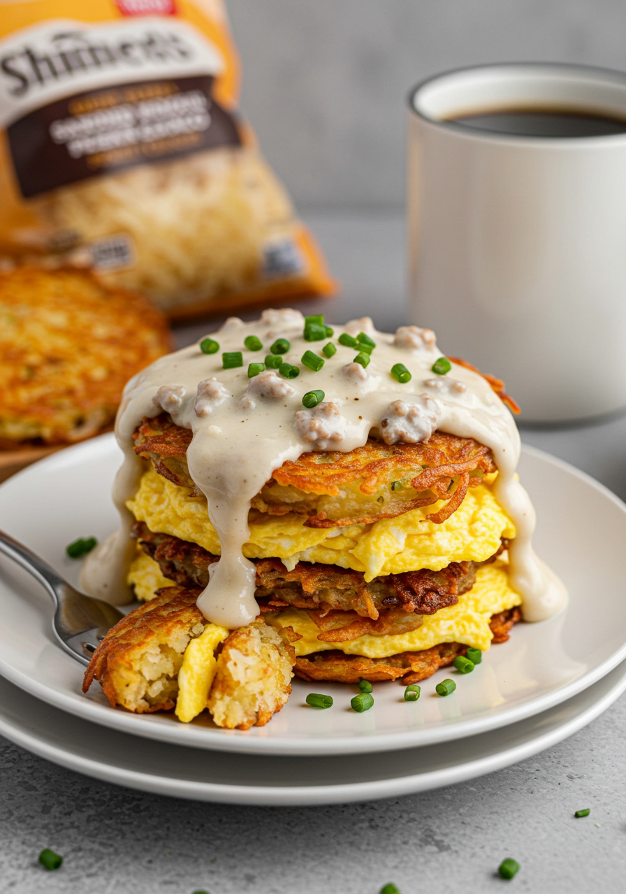 Hash Browns Breakfast Stacks - Paulacooks