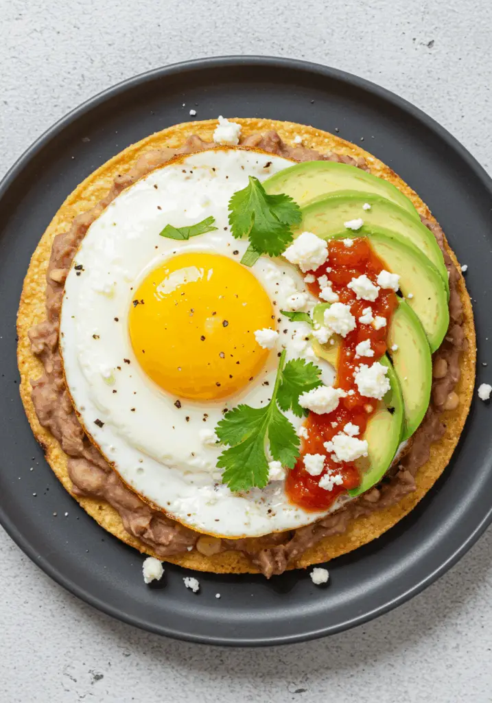 Breakfast Tostadas - Paulacooks