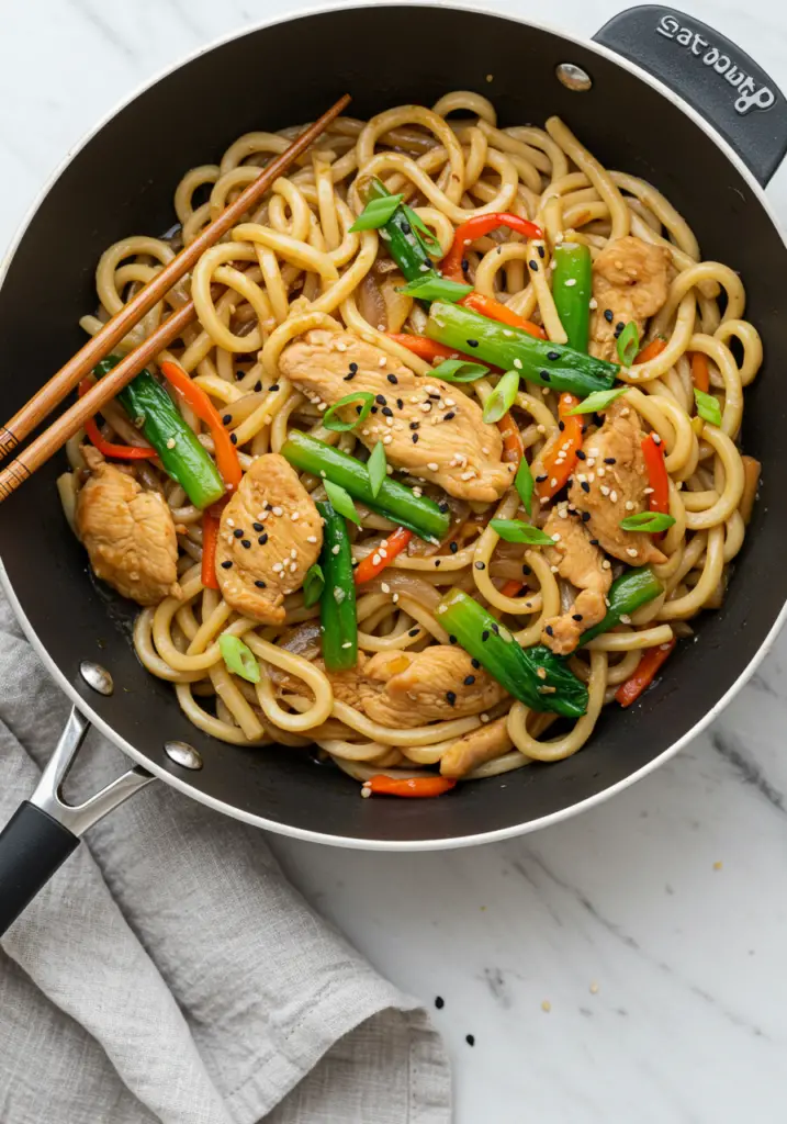Chicken Yaki Udon - Paulacooks