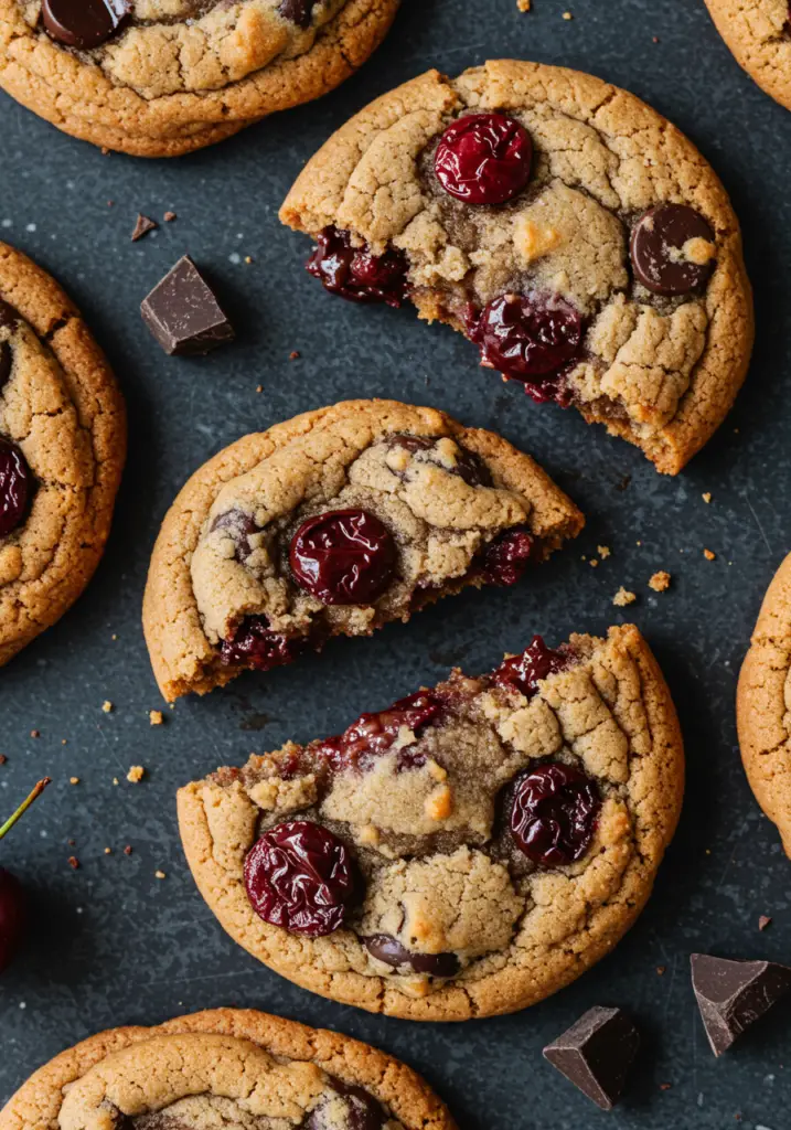 Cherry Chocolate Chip Cookies - Paulacooks