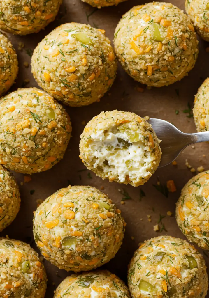 Dill Pickle Cheese Balls - Paulacooks