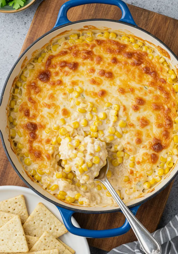 Cheesy Hot Corn Dip - Paulacooks