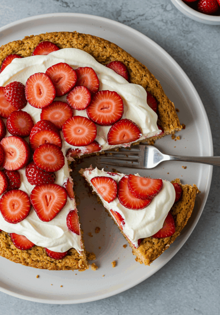 Slab Strawberry Shortcake - Paulacooks