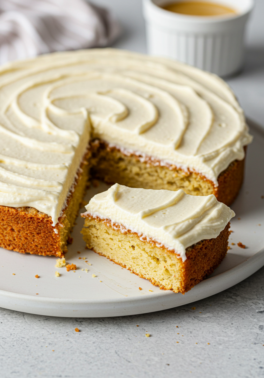 Vanilla Sugar-Free Cake - Paulacooks