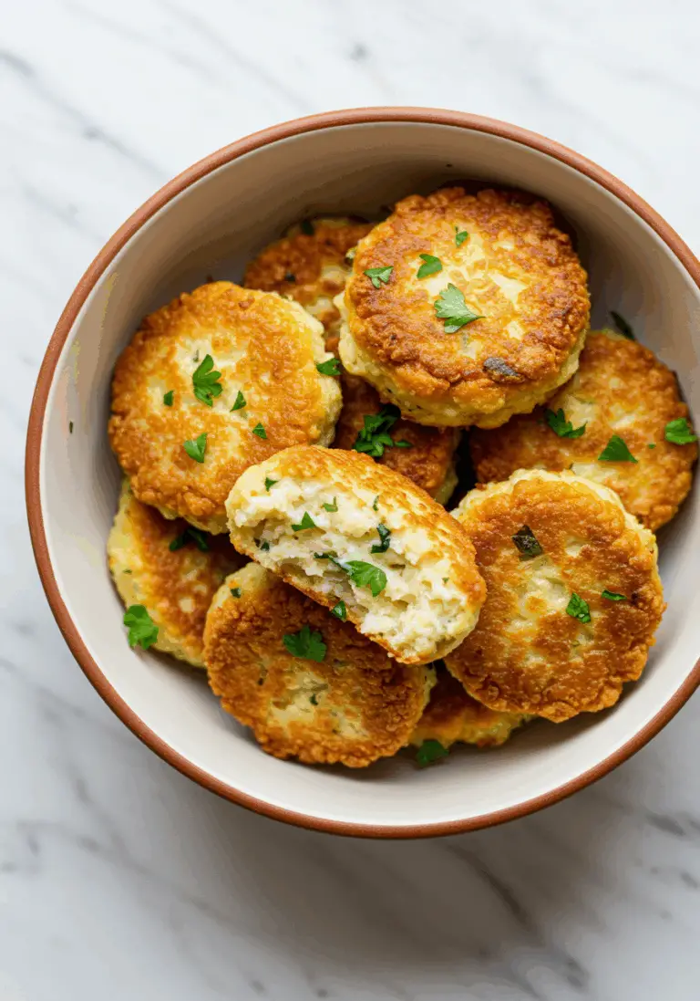 Crispy Cauliflower Patties - Paulacooks