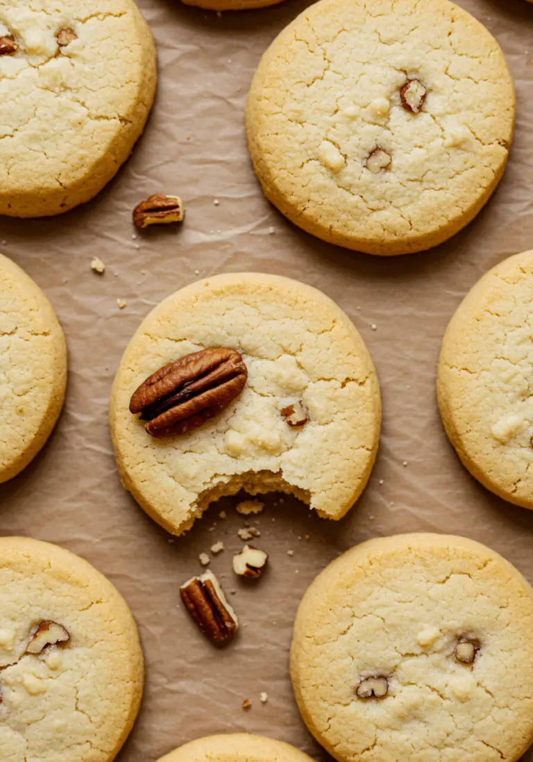 Butter Pecan Shortbread Cookies - Paulacooks