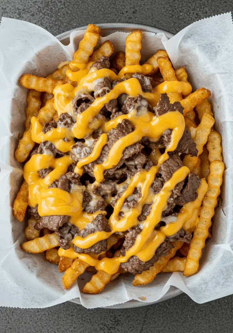 Philly Steak Cheese Fries - Paulacooks