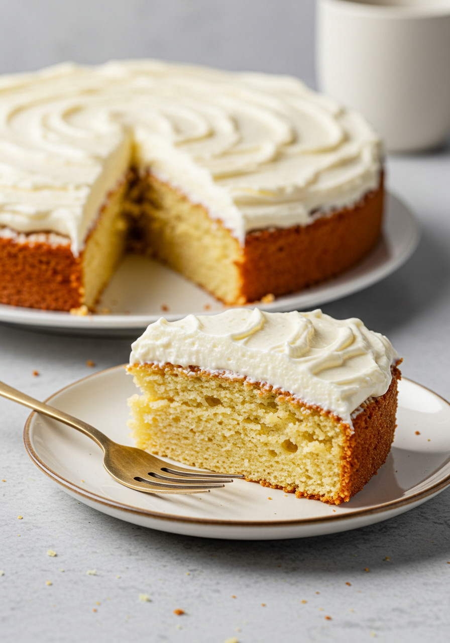 Vanilla Sugar-Free Cake - Paulacooks