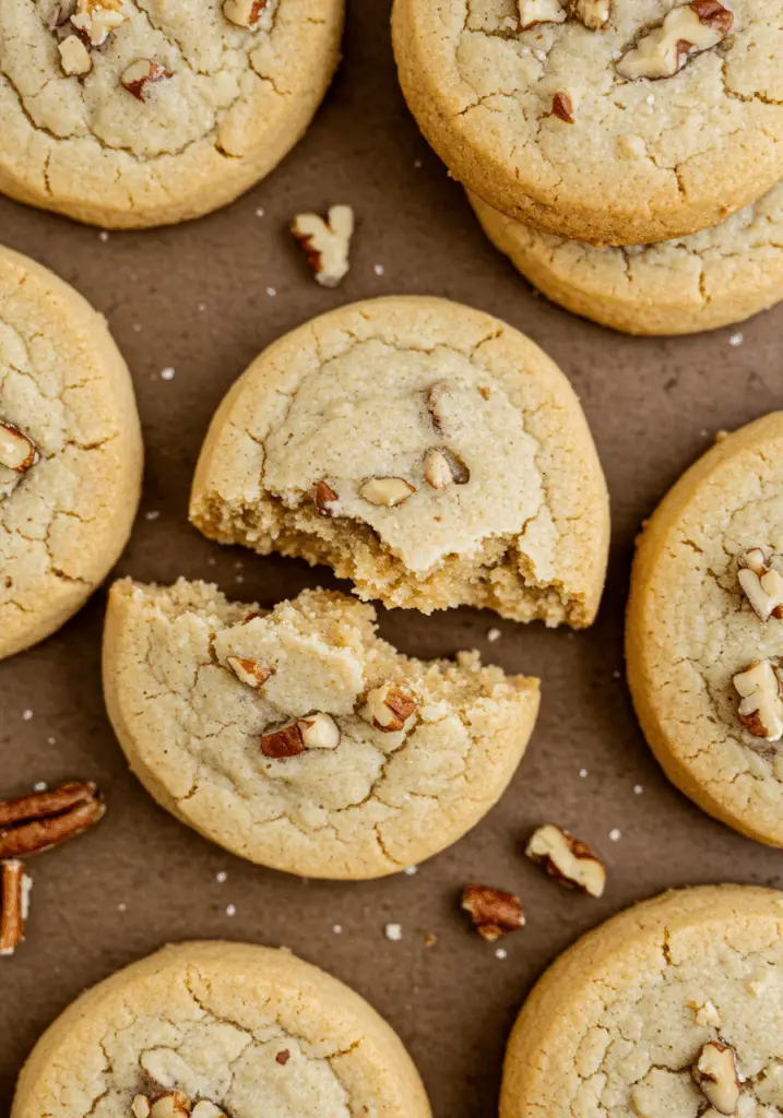 Butter Pecan Shortbread Cookies - Paulacooks