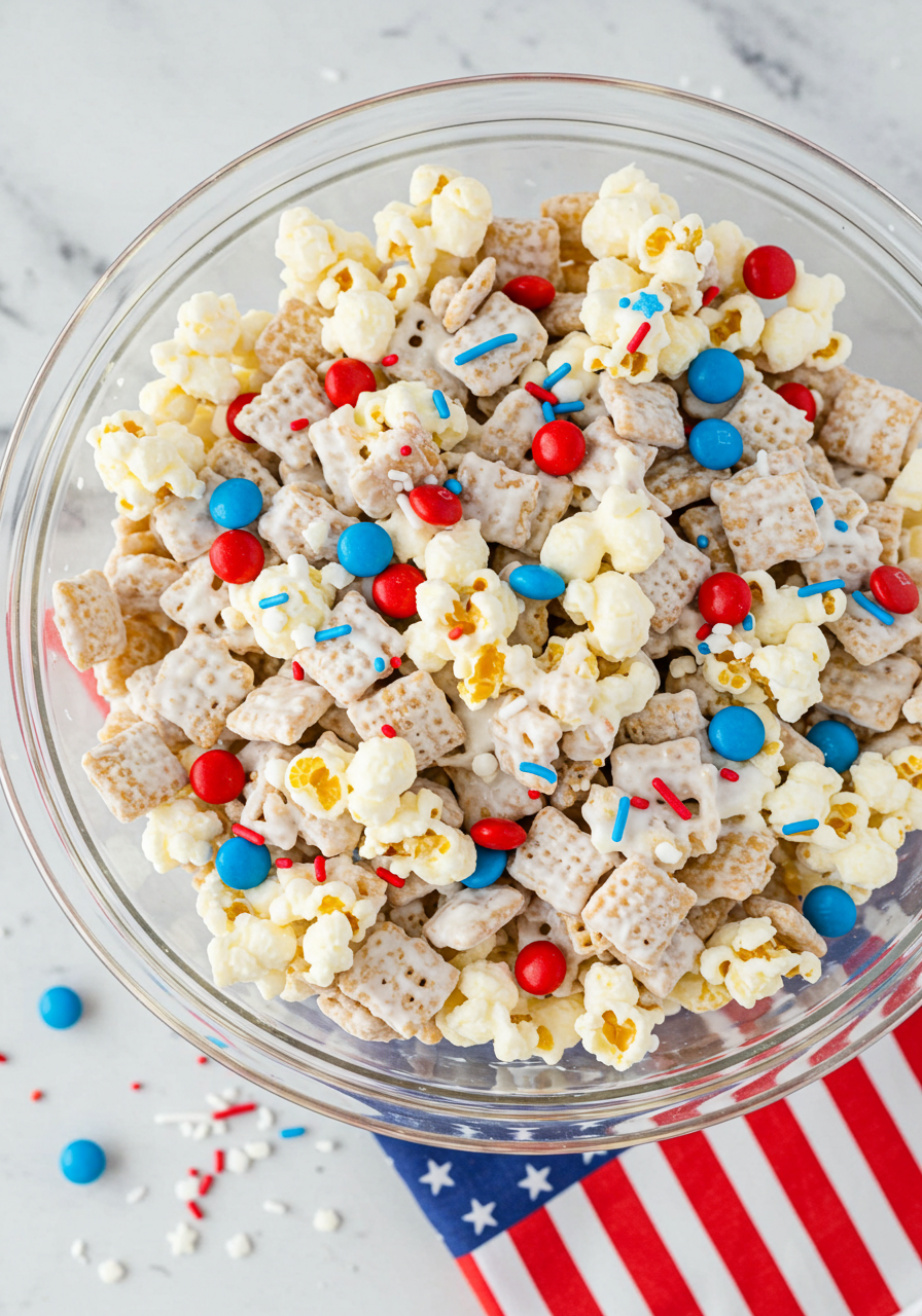 Easy 4th of July Popcorn Recipe - Paulacooks
