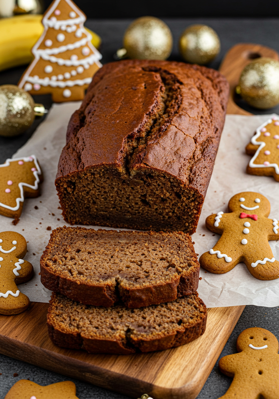 Gingerbread Banana Bread - Paulacooks