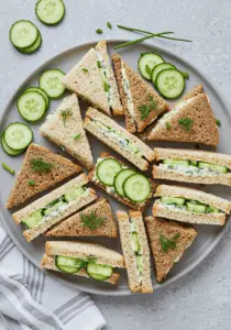 Cucumber Party Sandwiches - Paulacooks