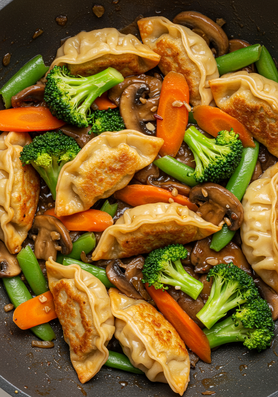 Potsticker Stir Fry - Paulacooks