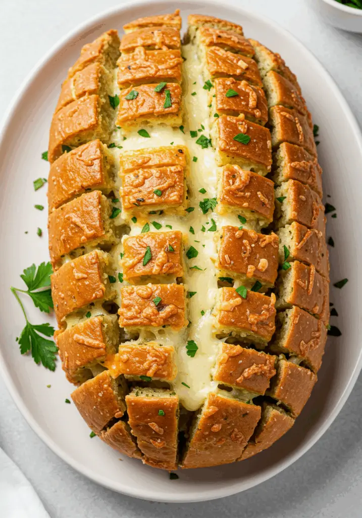 Hasselback Cheesy Bread - Paulacooks