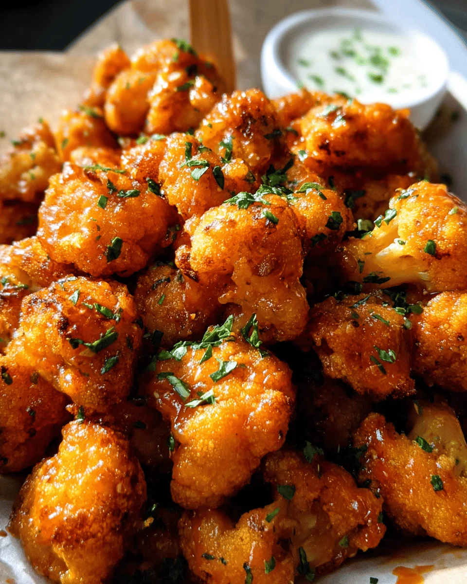 Crispy Vegan Cauliflower Wings