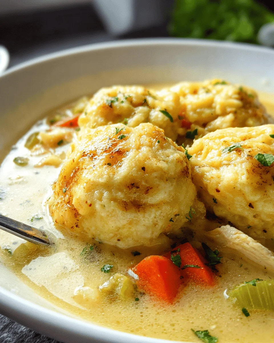 Homemade Chicken and Dumplings Recipe