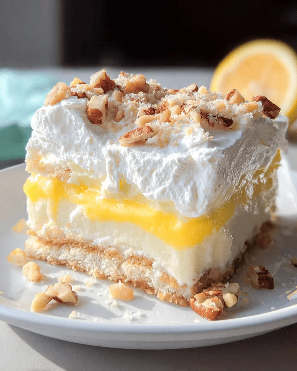 Lemon Lush Dessert