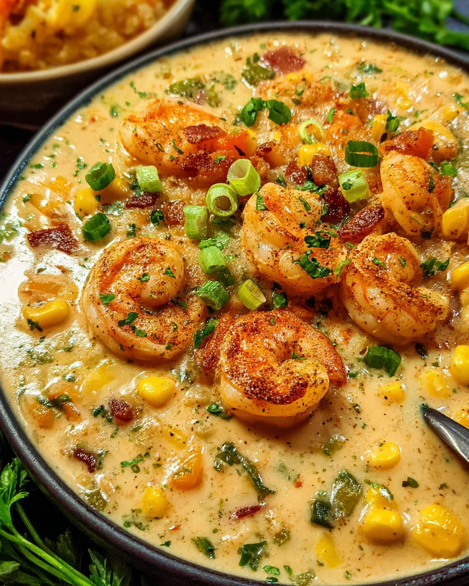 Louisiana Shrimp and Corn Bisque