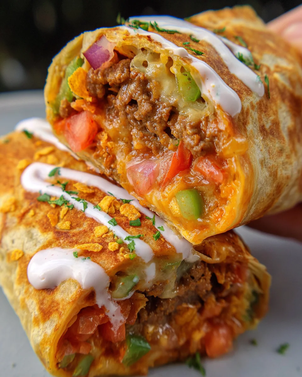 Beefy Nacho Cheese Wrap