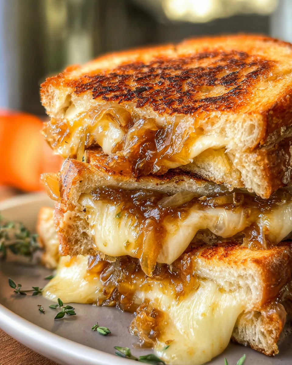 French Onion Grilled Cheese