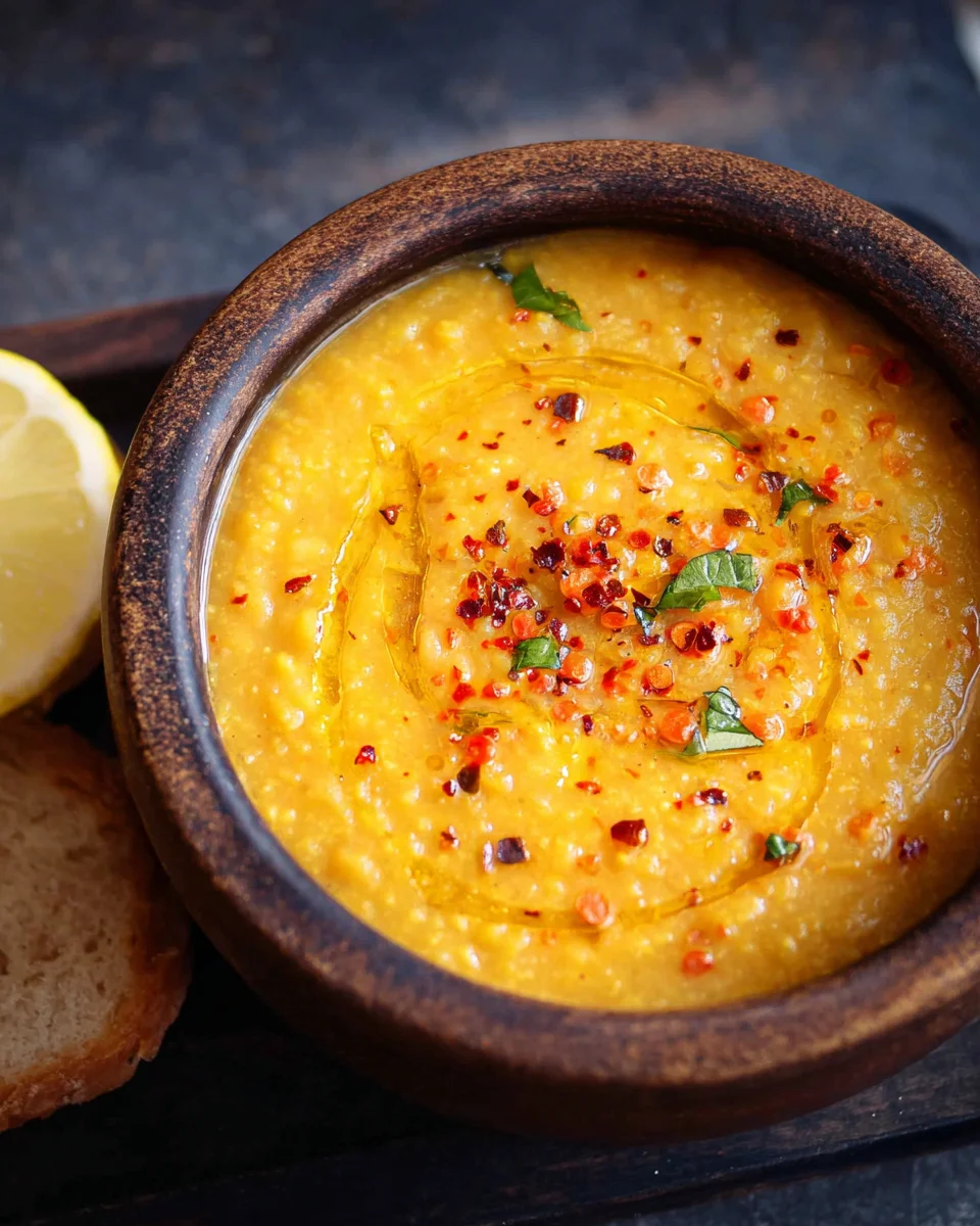 Lebanese Lemon Lentil Soup