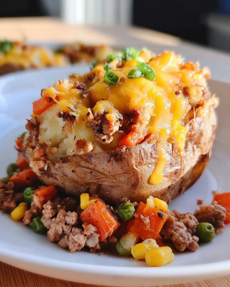 Shepherd's Pie Baked Potatoes