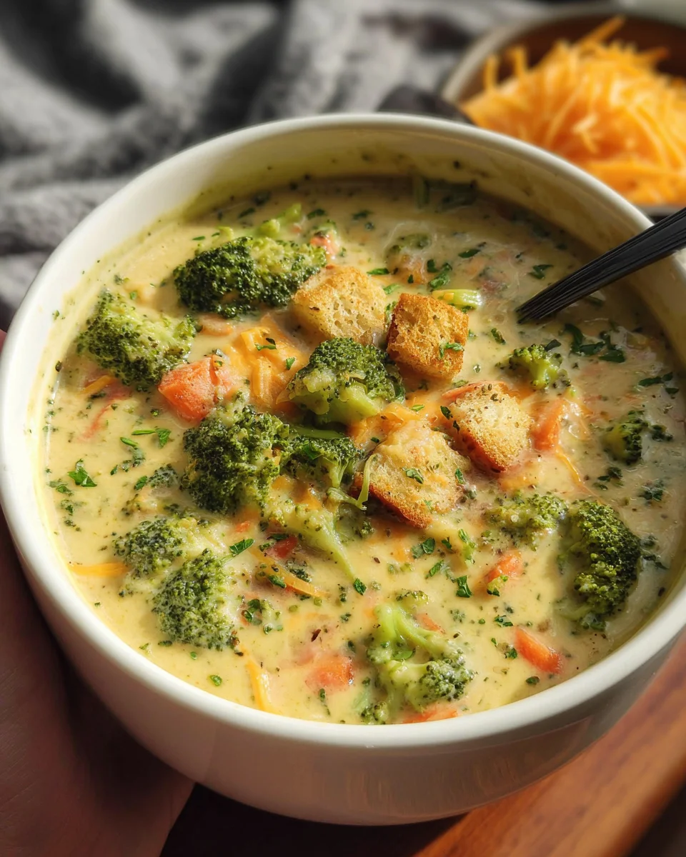 Creamy Smoked Gouda Broccoli Soup Ready in 30 Minutes