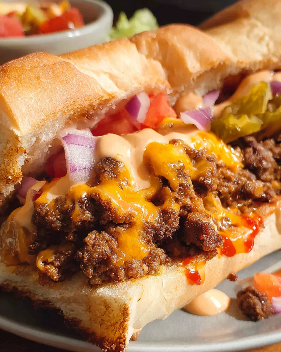 Cheeseburger Subs