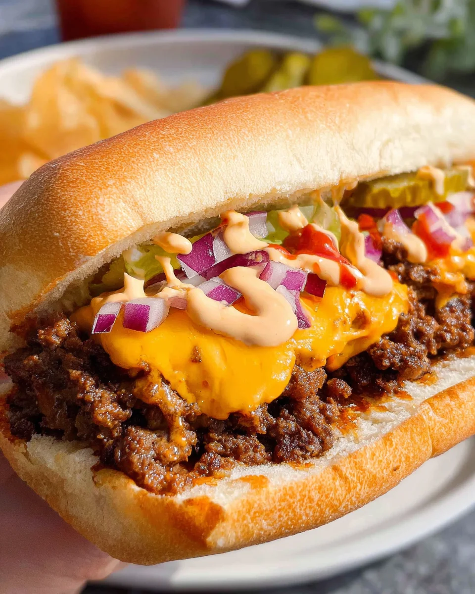Cheeseburger Subs