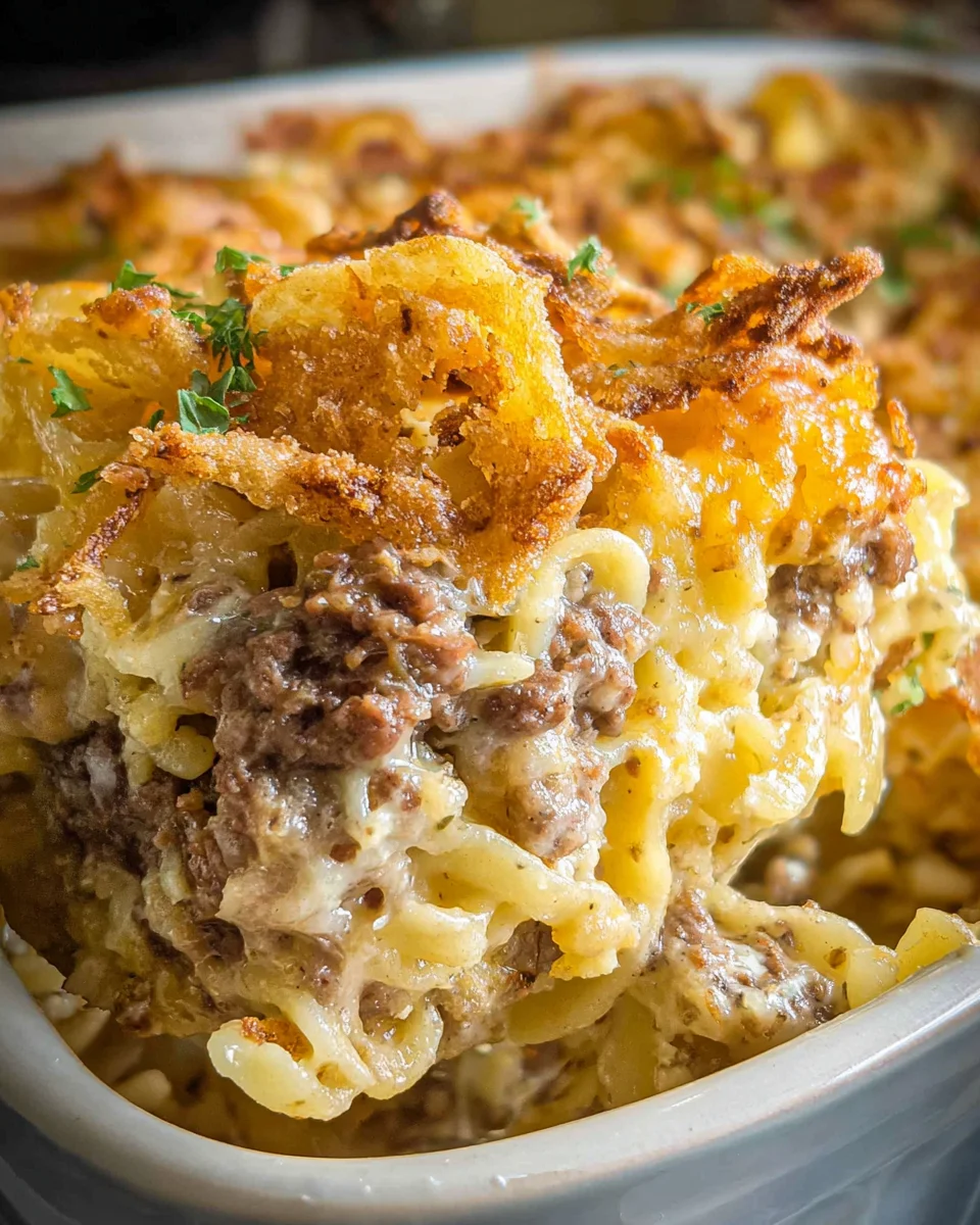 French Onion Beef Casserole