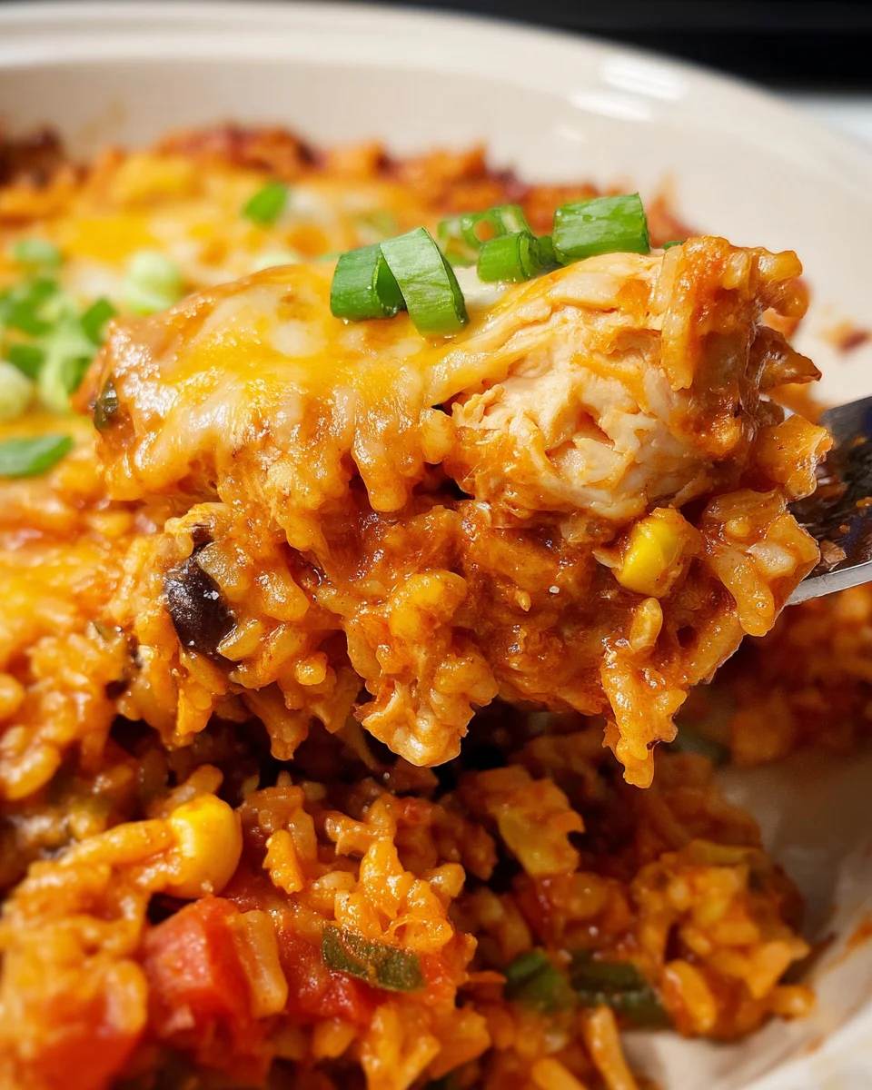Mexican Cheesy Chicken and Rice