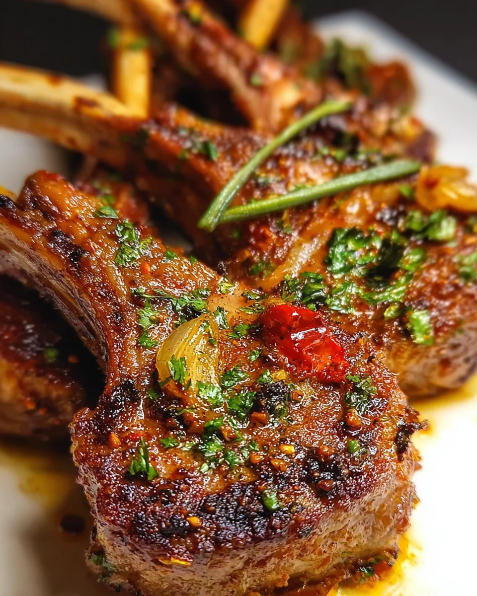 Oven Baked Lamb Chops