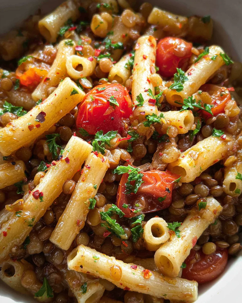 Pasta with Lentils