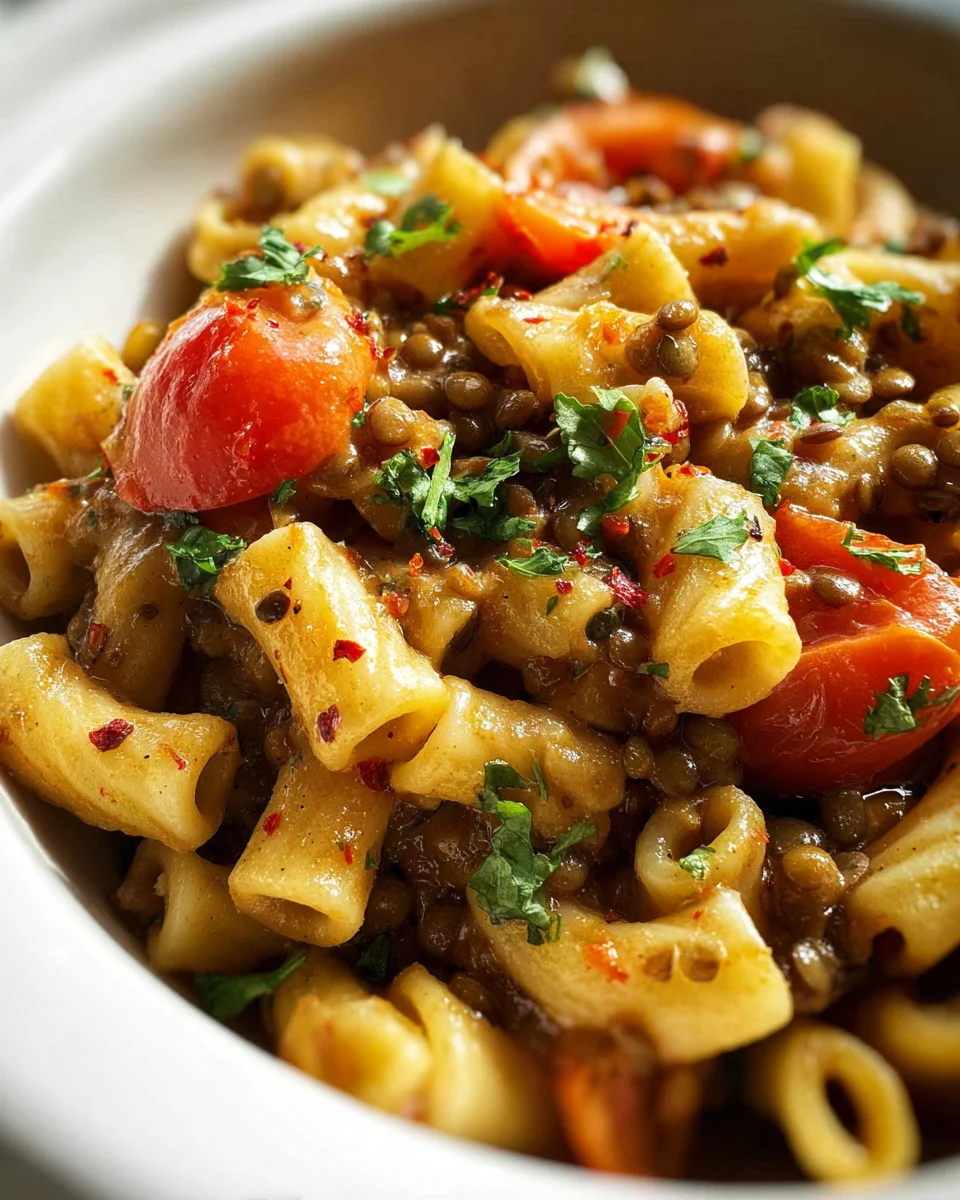 Pasta with Lentils