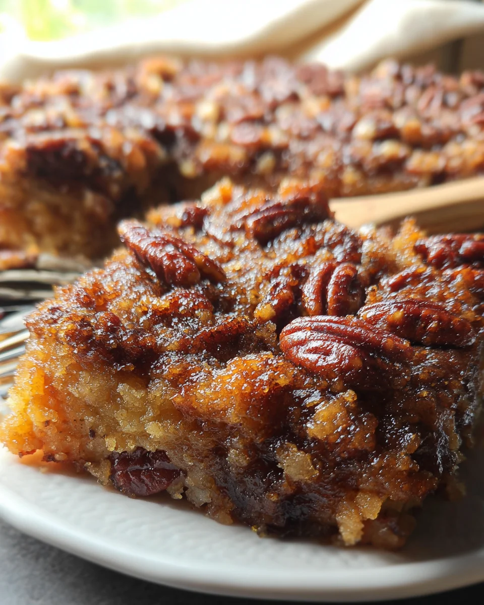 Pecan Pie Dump Cake