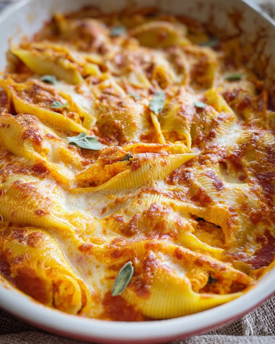 Pumpkin Ricotta Stuffed Shells