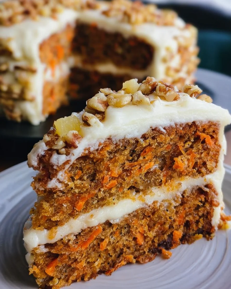 Scratch Carrot Cake with Pineapple