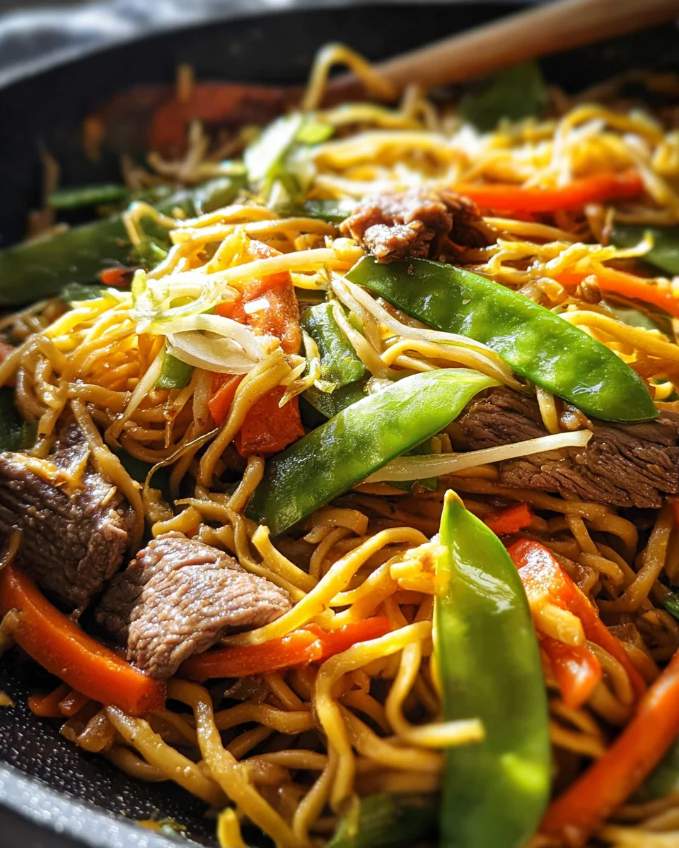 Deliciously Easy Beef Lo Mein