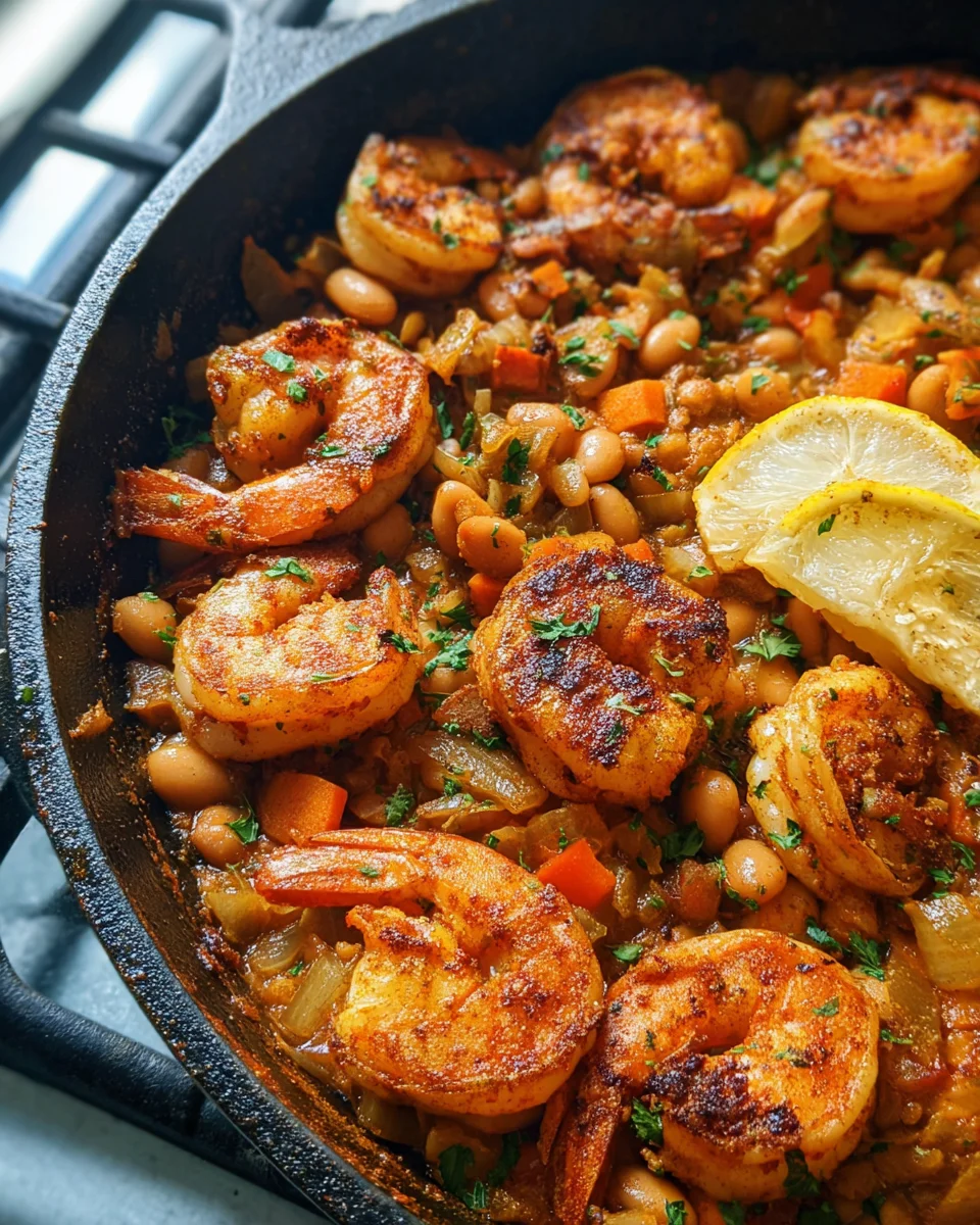 Cajun Shrimp and Beans