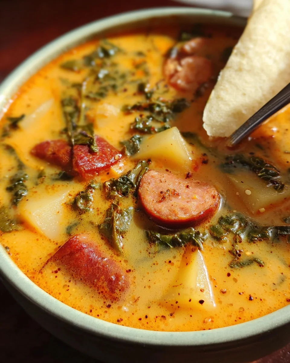 Instant Pot Smoky Sausage and Potato Soup