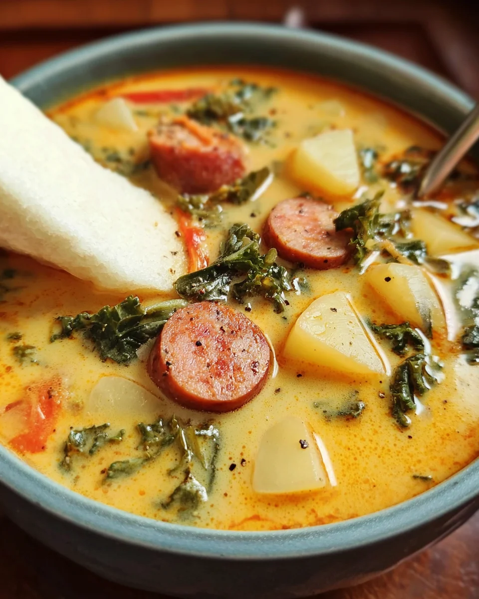 Instant Pot Smoky Sausage and Potato Soup