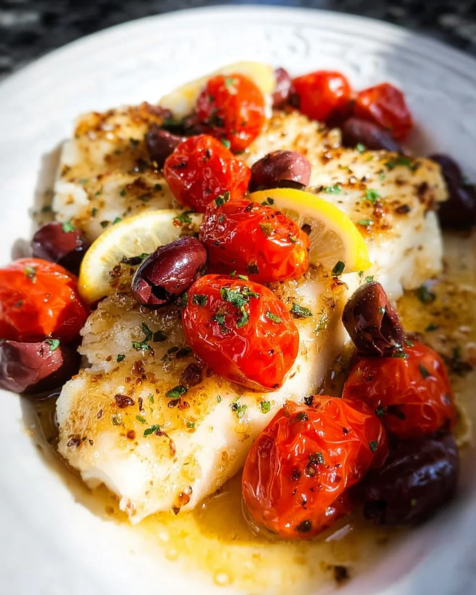 Lemon Butter Baked Cod