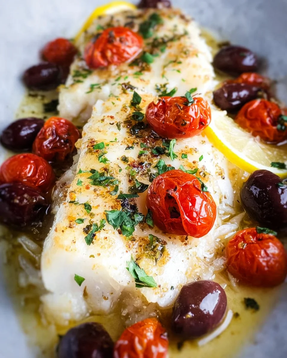 Lemon Butter Baked Cod