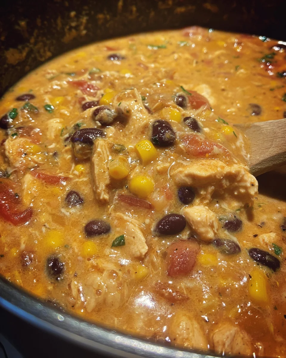 Queso Chicken Taco Soup