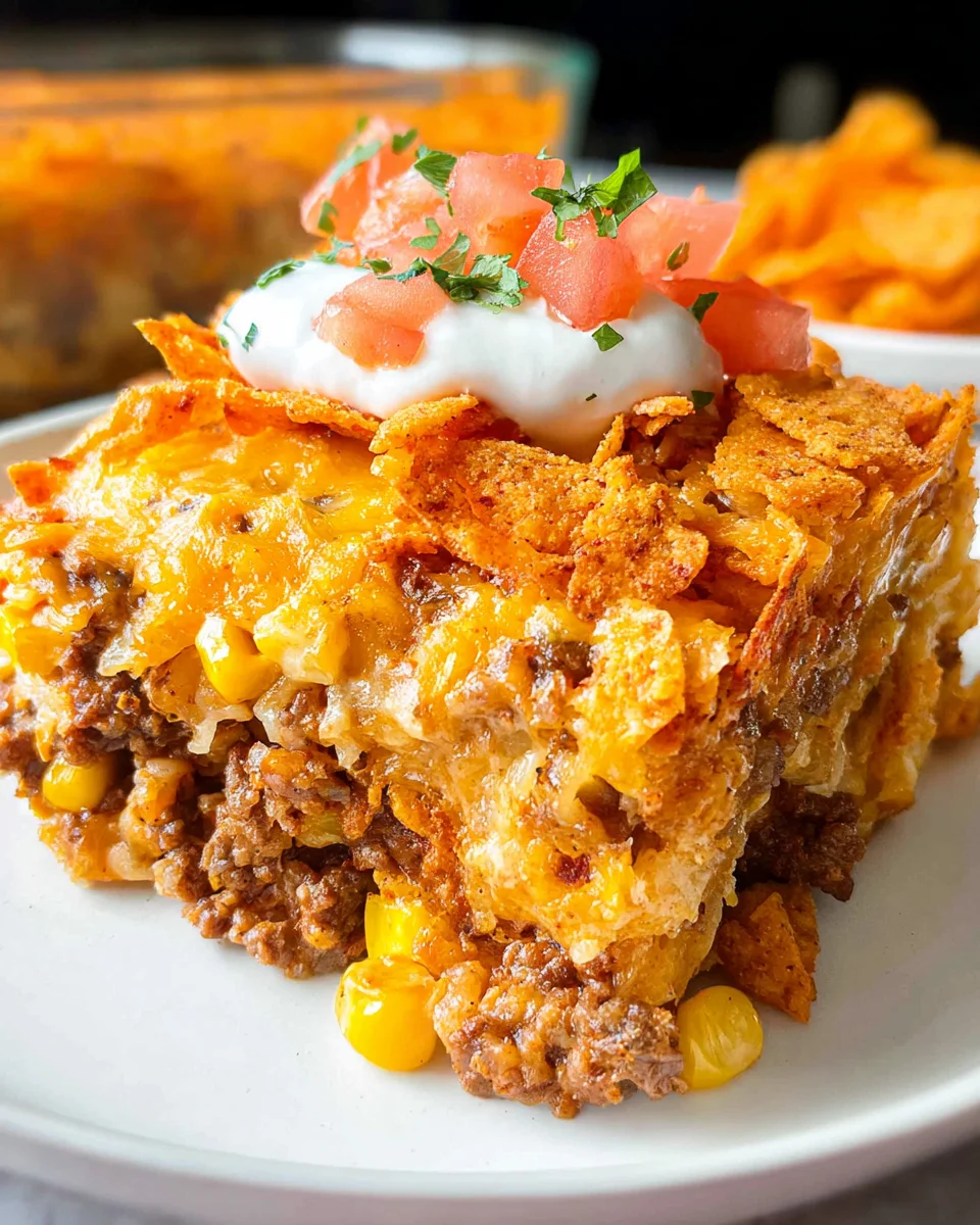 Taco Doritos Casserole