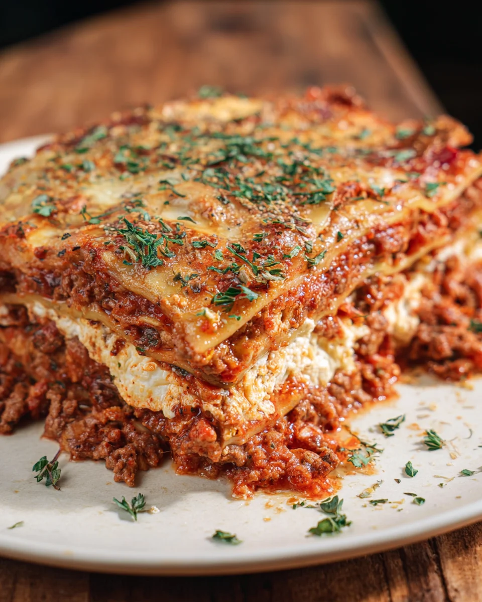Ultimate Meat Lasagna